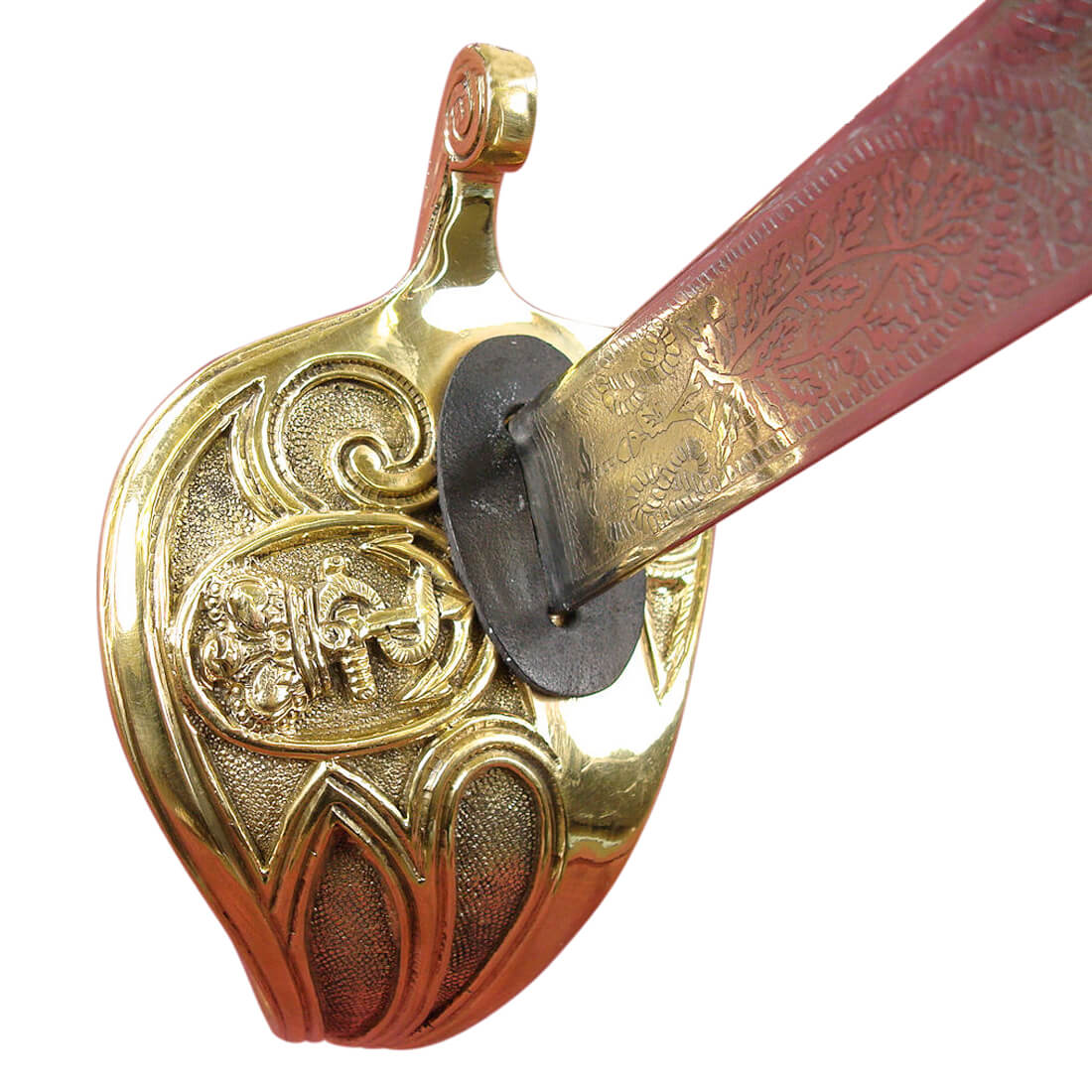 British Royal Navy Dress Saber with Pipe-Back Blade