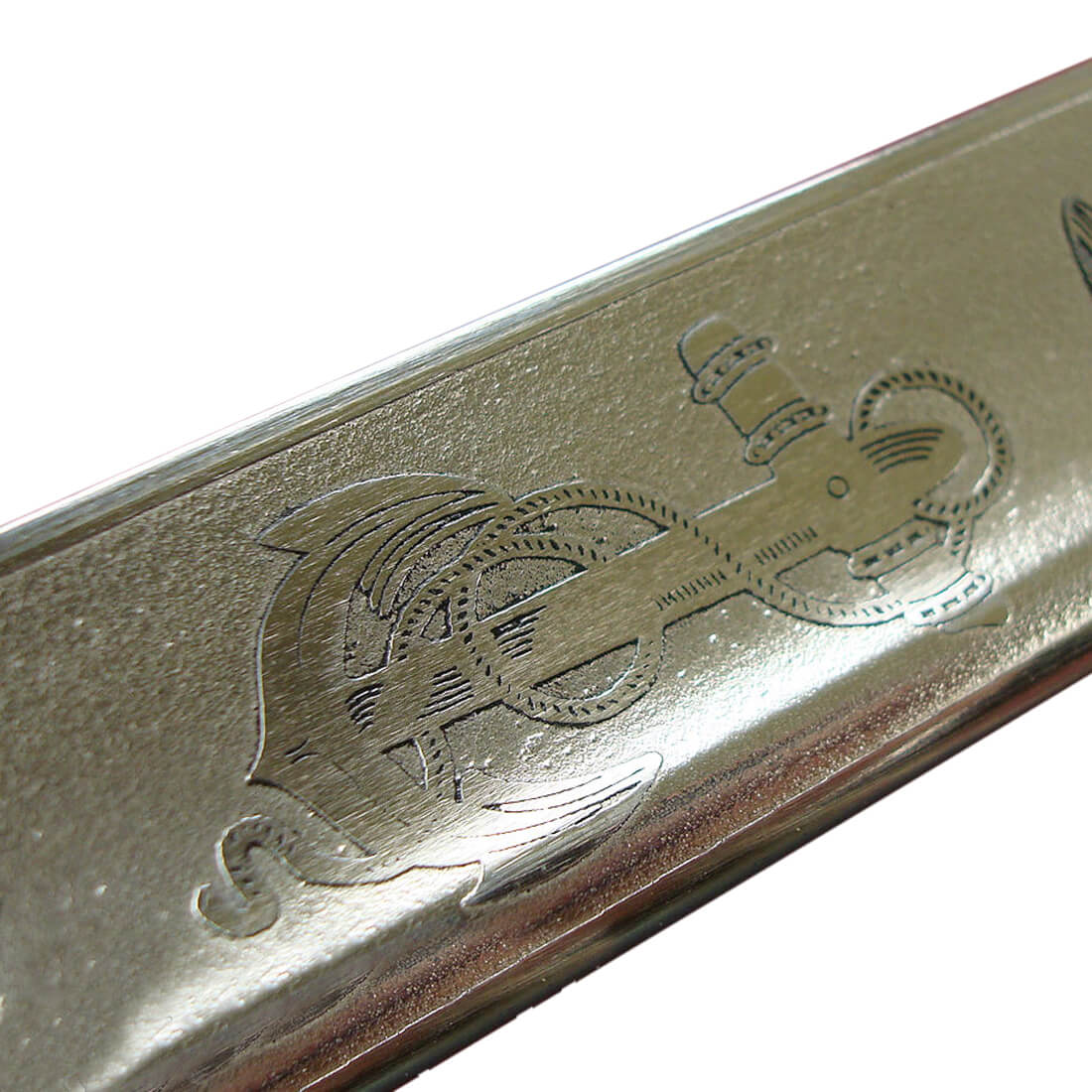 British Royal Navy Dress Saber with Pipe-Back Blade