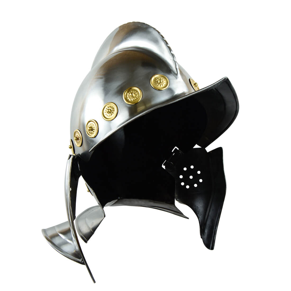 Burgonet Open Face With Liner & Cheek Piece AH6781 Deepeeka