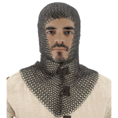 Chainmail Armor Coifs and Hoods - Butted, Riveted, and Aluminum