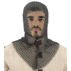 Chainmail Armor Coifs and Hoods - Butted, Riveted, and Aluminum
