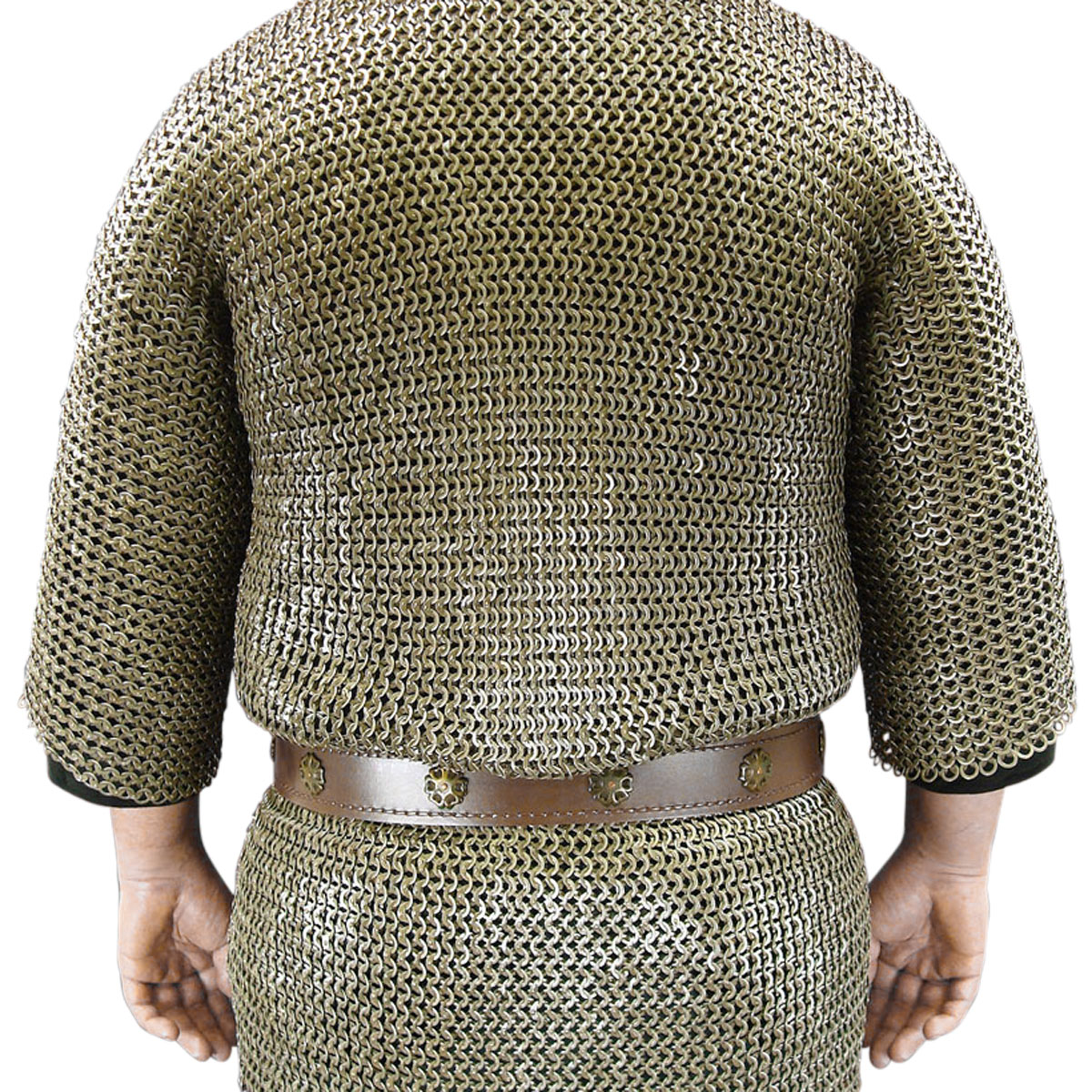 Chainmail Haubergeon – Flat Riveted – Solid Flat Rings Mild Steel KW-SN