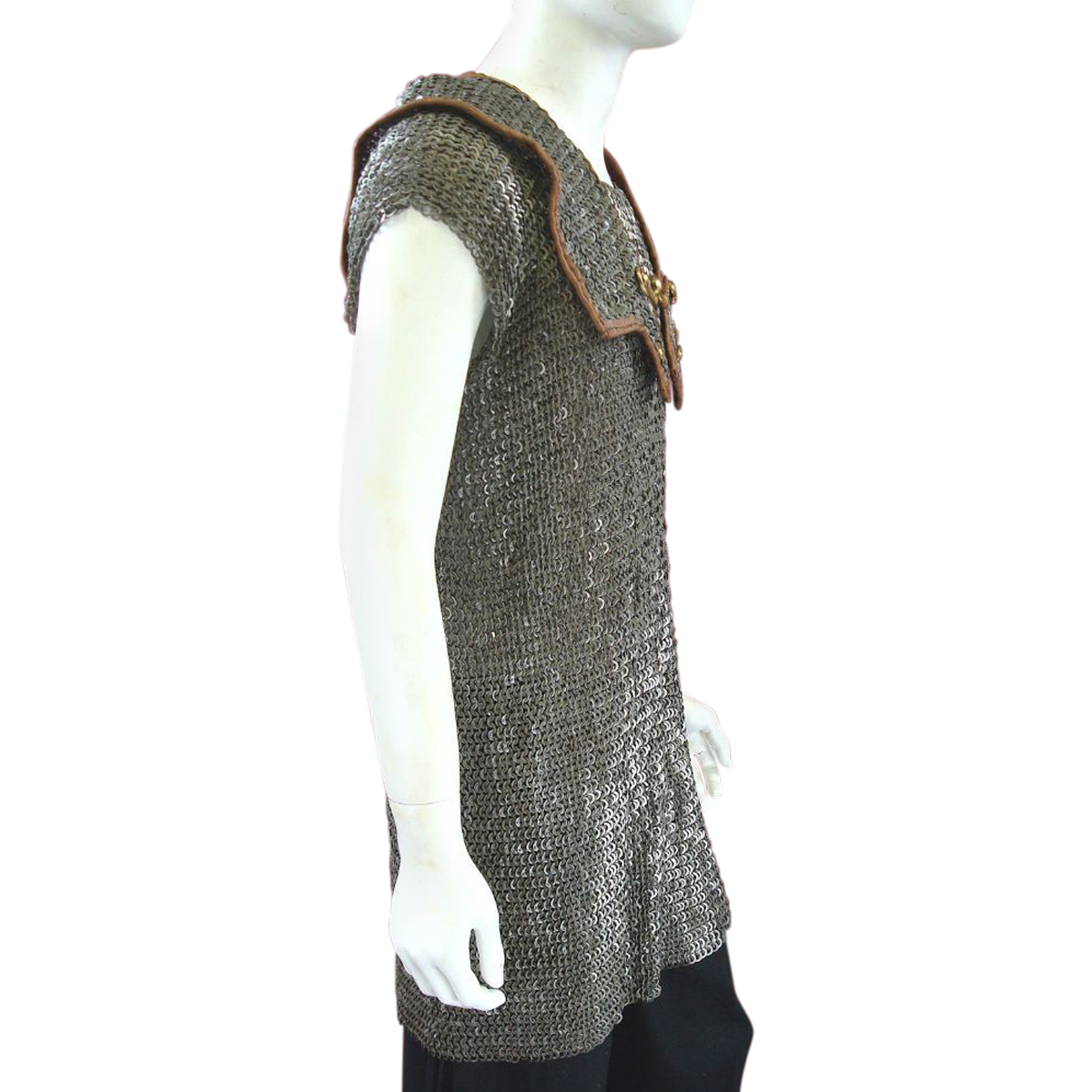 Chainmail Lorica Hamata – Alternating Wedge Riveted Rings KW-SNC330