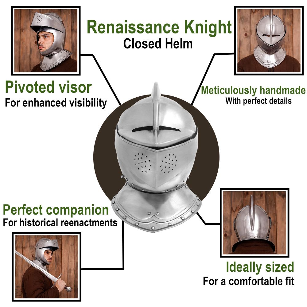 Close Helm – 18 Gauge Steel KW-SNH2213PL18