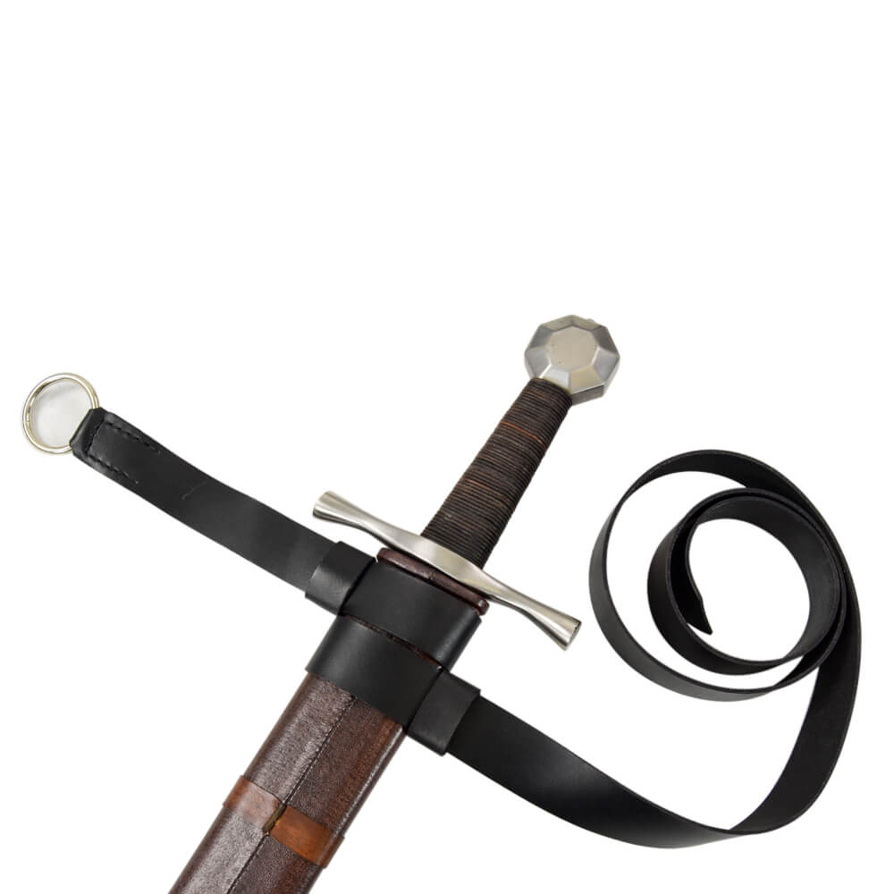 Double Strap Hanging Sword Belt SNLA6428 - Belts, Baldrics, and Frogs