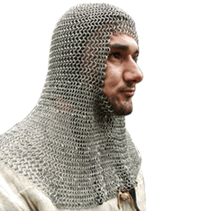 Chainmail Armor Coifs and Hoods - Butted, Riveted, and Aluminum