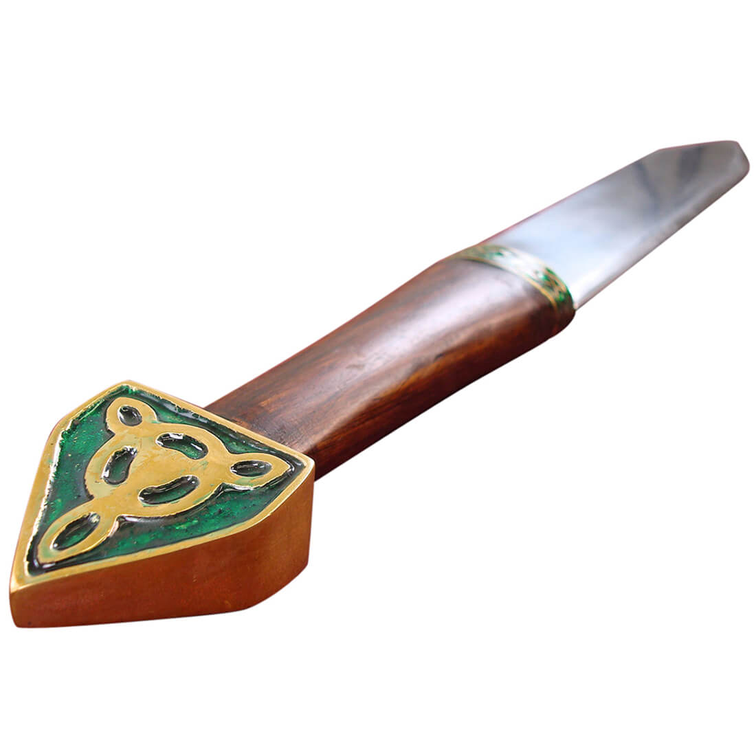 Enameled Viking Seax Dagger
