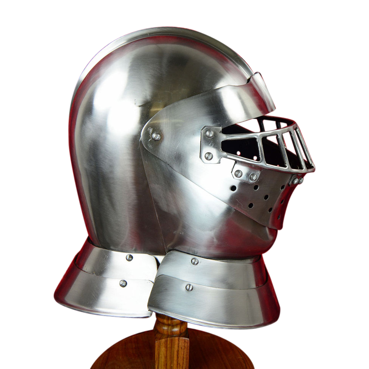 English Tourney Close Helm – 16 Gauge KW-AH6794_16