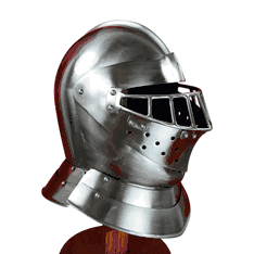 European Closed Helmets - Visored Helms - Wearable