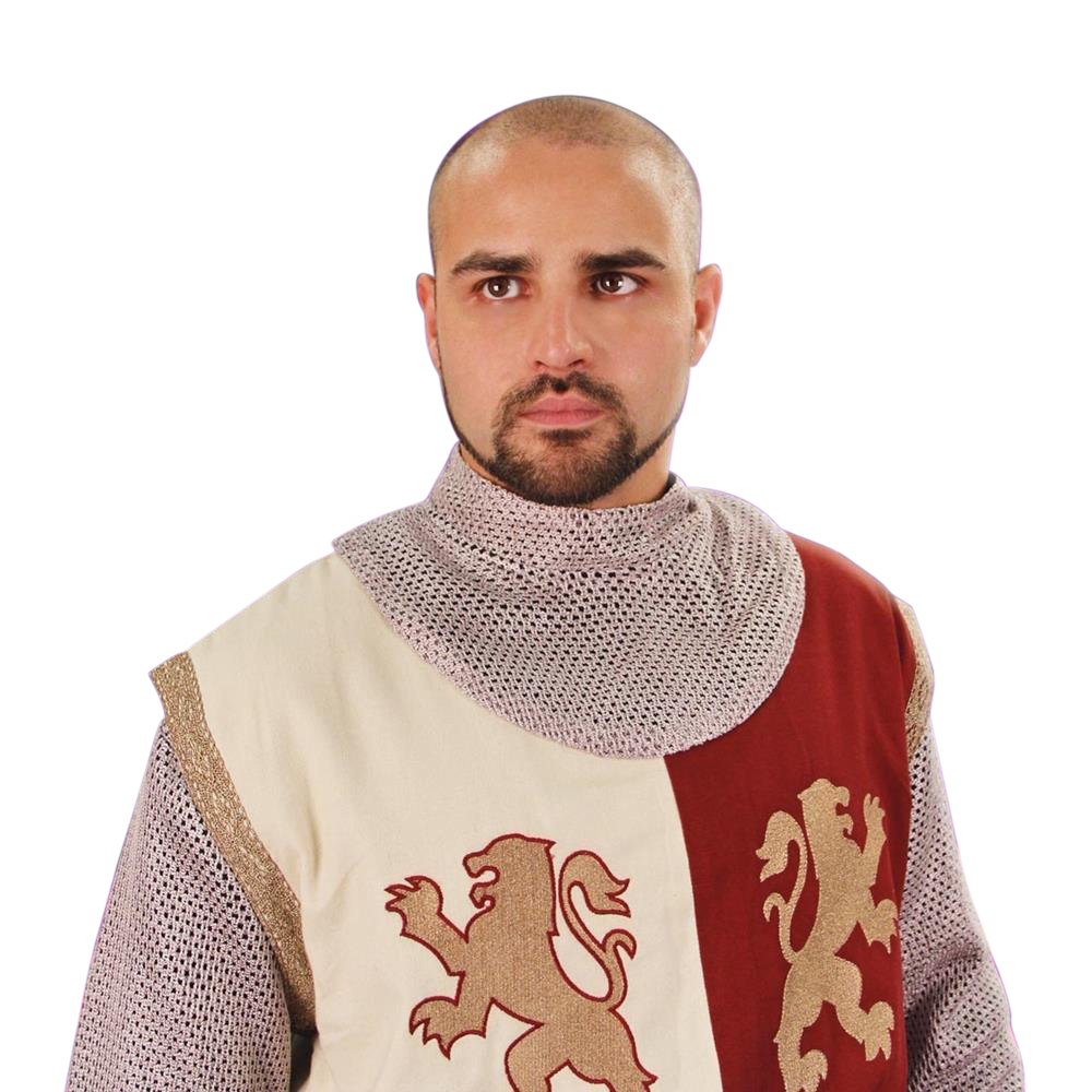 Faux Mail Tunic and Coif Ensemble - 101568 - Medieval Costume and LARP
