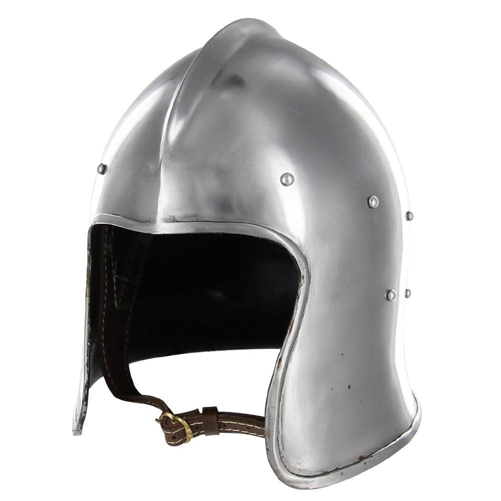 Medieval Knight Helmet Open