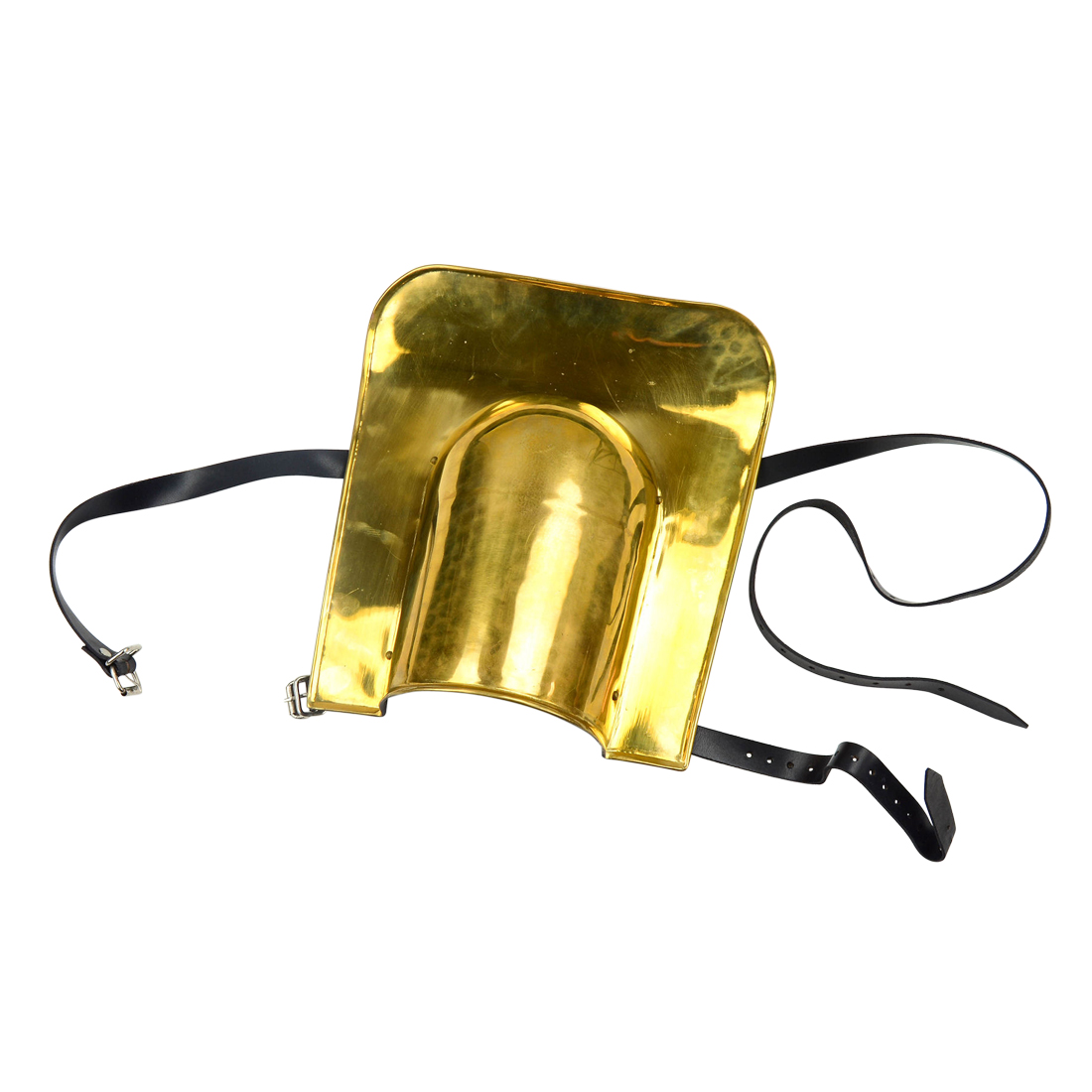 Gladiator Galerus Shoulder Guard - 18 Gauge Brass