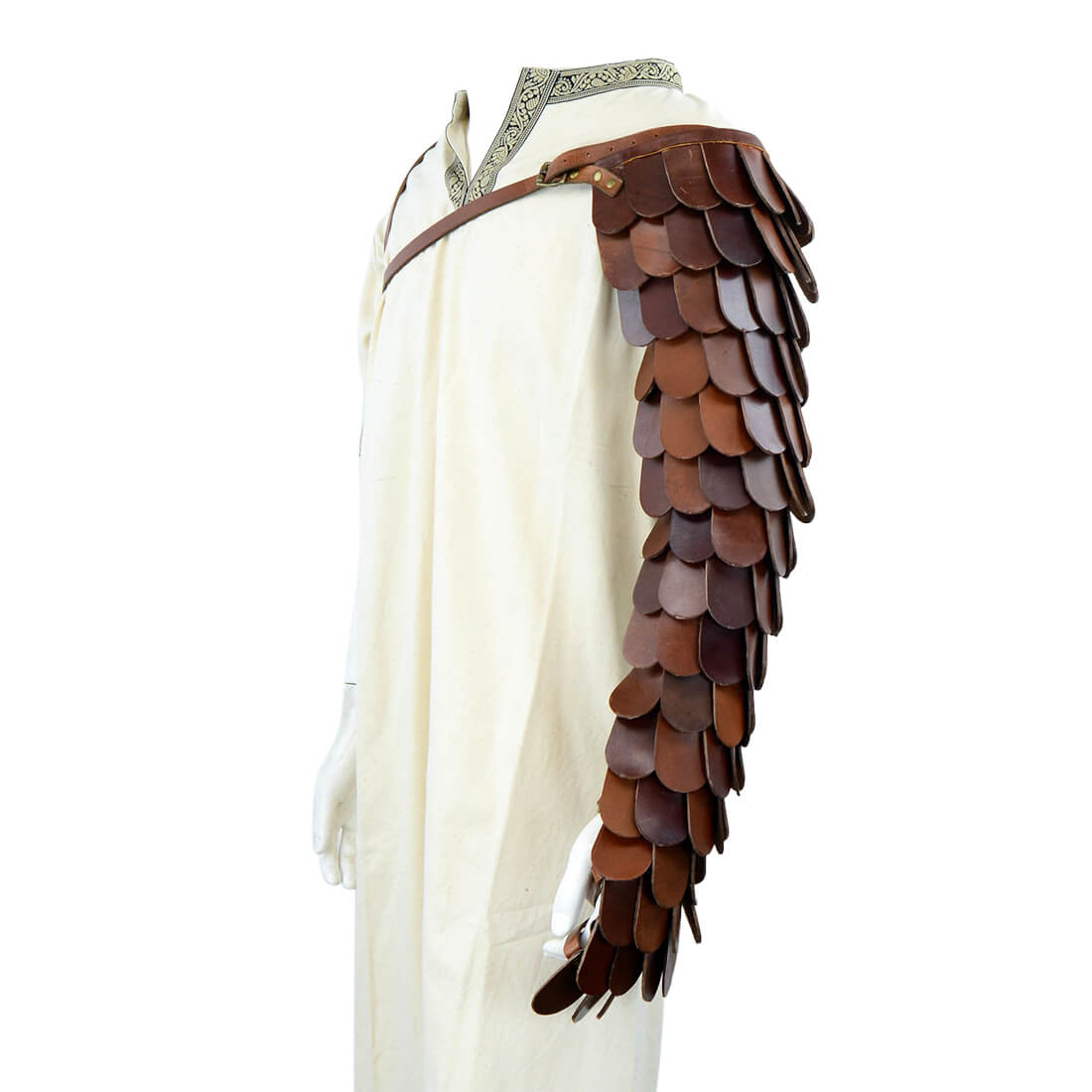 Gladiator Scaled Arm Guard (Leather) AH6234L Deepeeka