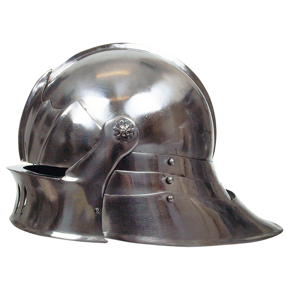 Gothic Sallet Helmet - Steel Finish - Fully Lined - 201227 by Armor Ven