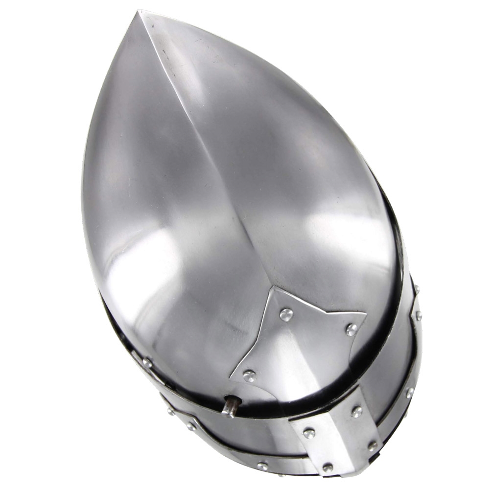 Medieval Knight Great Bascinet 5B4-IN2224 - Medieval Helmets