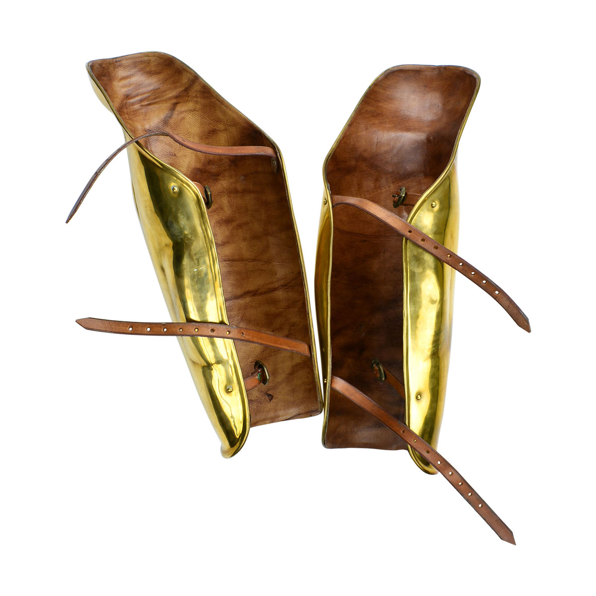 Greek Greaves - Brass - AH6121 Deepeeka