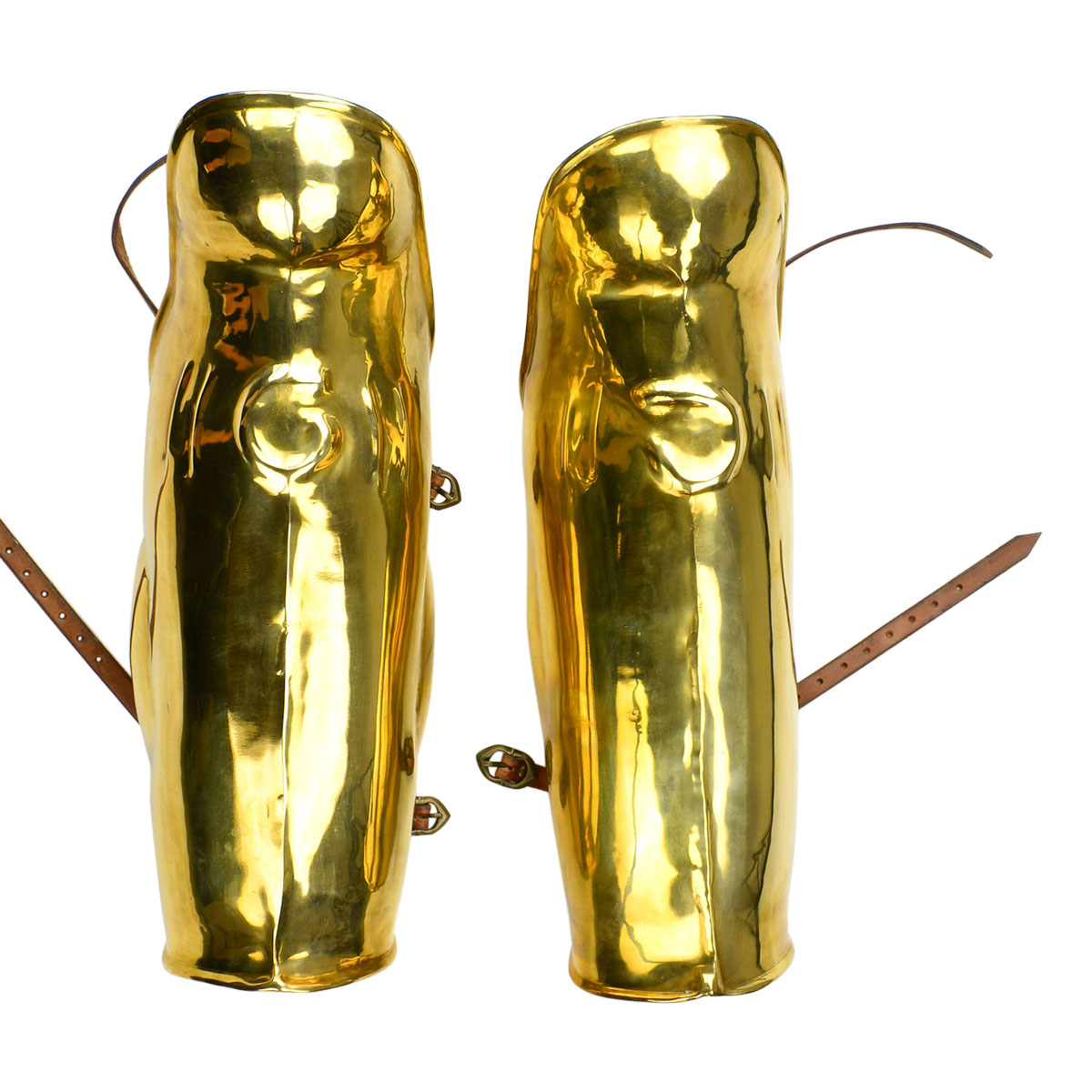 Greek Greaves - Brass - AH6121 Deepeeka