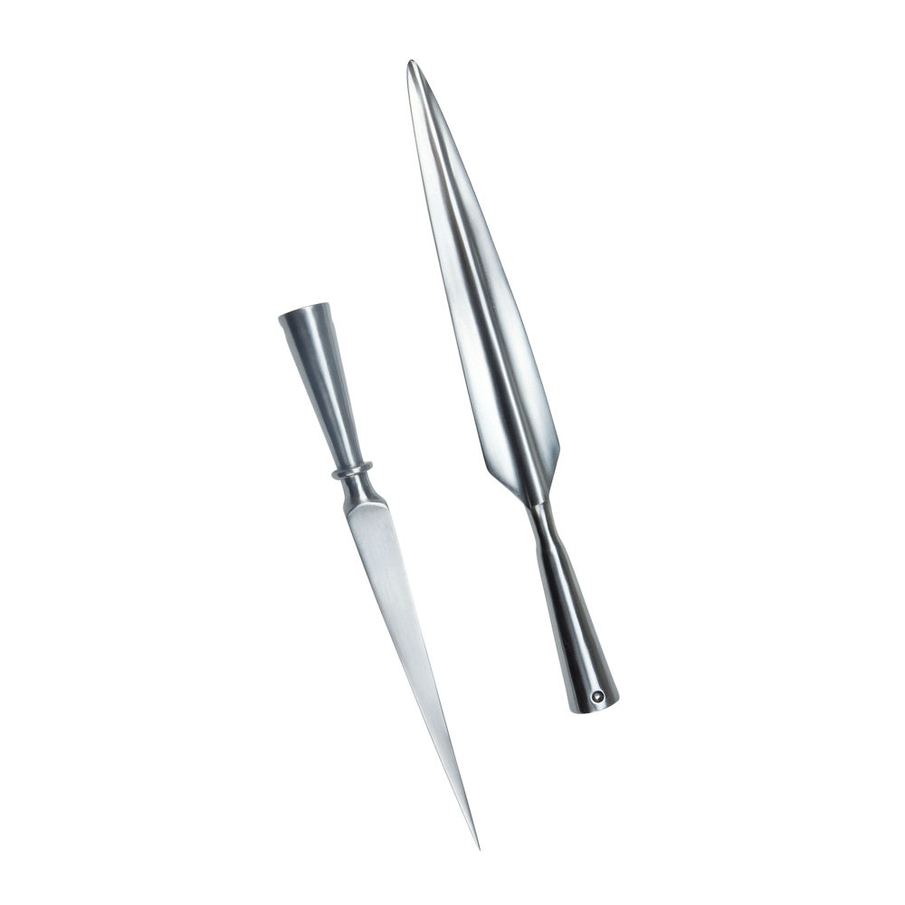 Greek Spear Head and Spike Set - Steel AH6126I