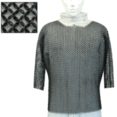 Chainmail Armor Hauberks and Shirts - Butted, Riveted, Aluminum