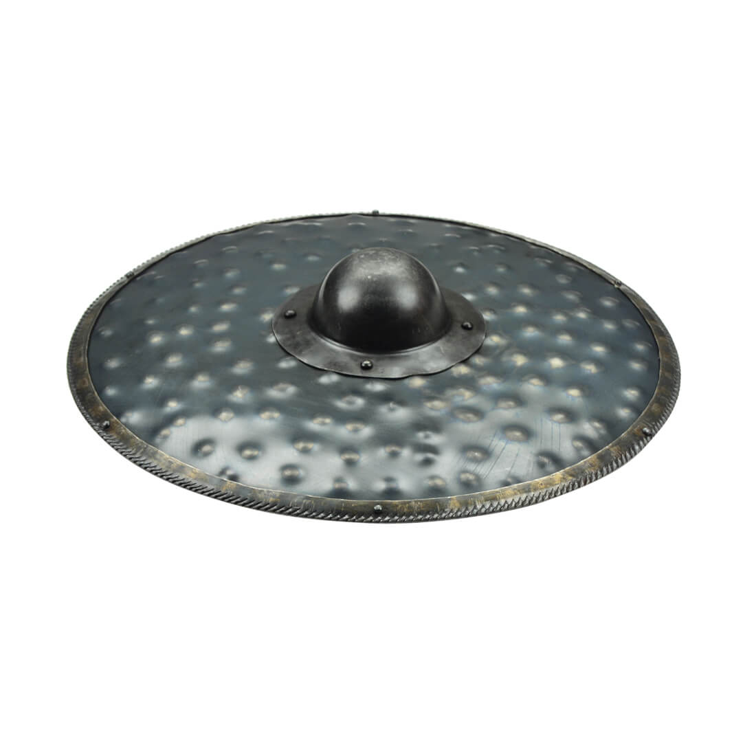 Hammered Round Shield - 16 Gauge Steel