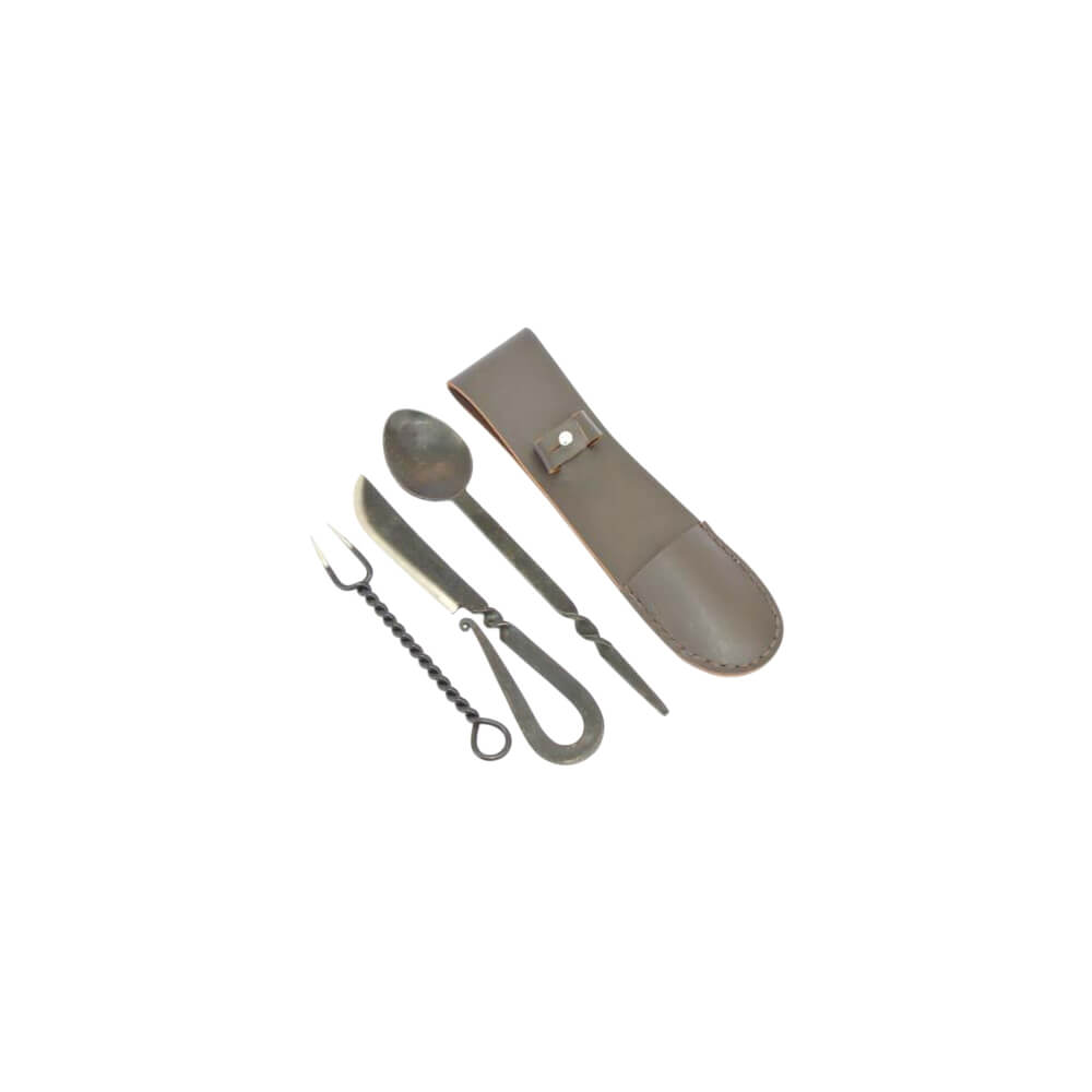Hand Forged Stainless Steel Eating Cutlery Set SNAC8405 - Plates and Cu