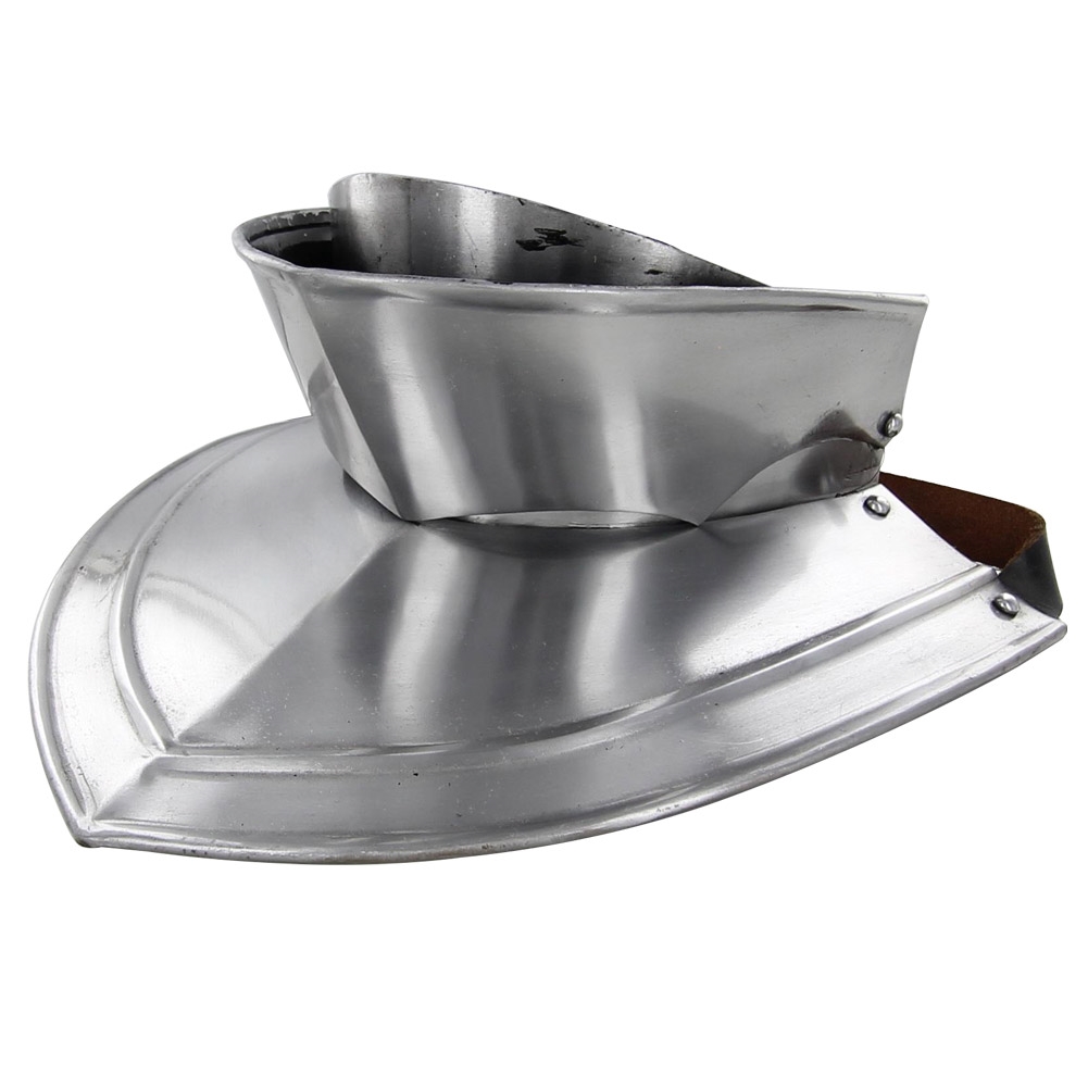 Handmade Medieval Gothic Revival 16g Bevor Armor - 5J3-IN9256P16 by Arm