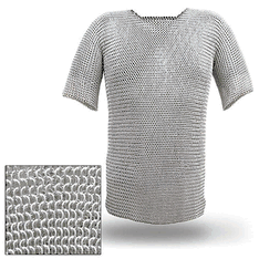 Chainmail Armor Hauberks and Shirts - Butted, Riveted, Aluminum