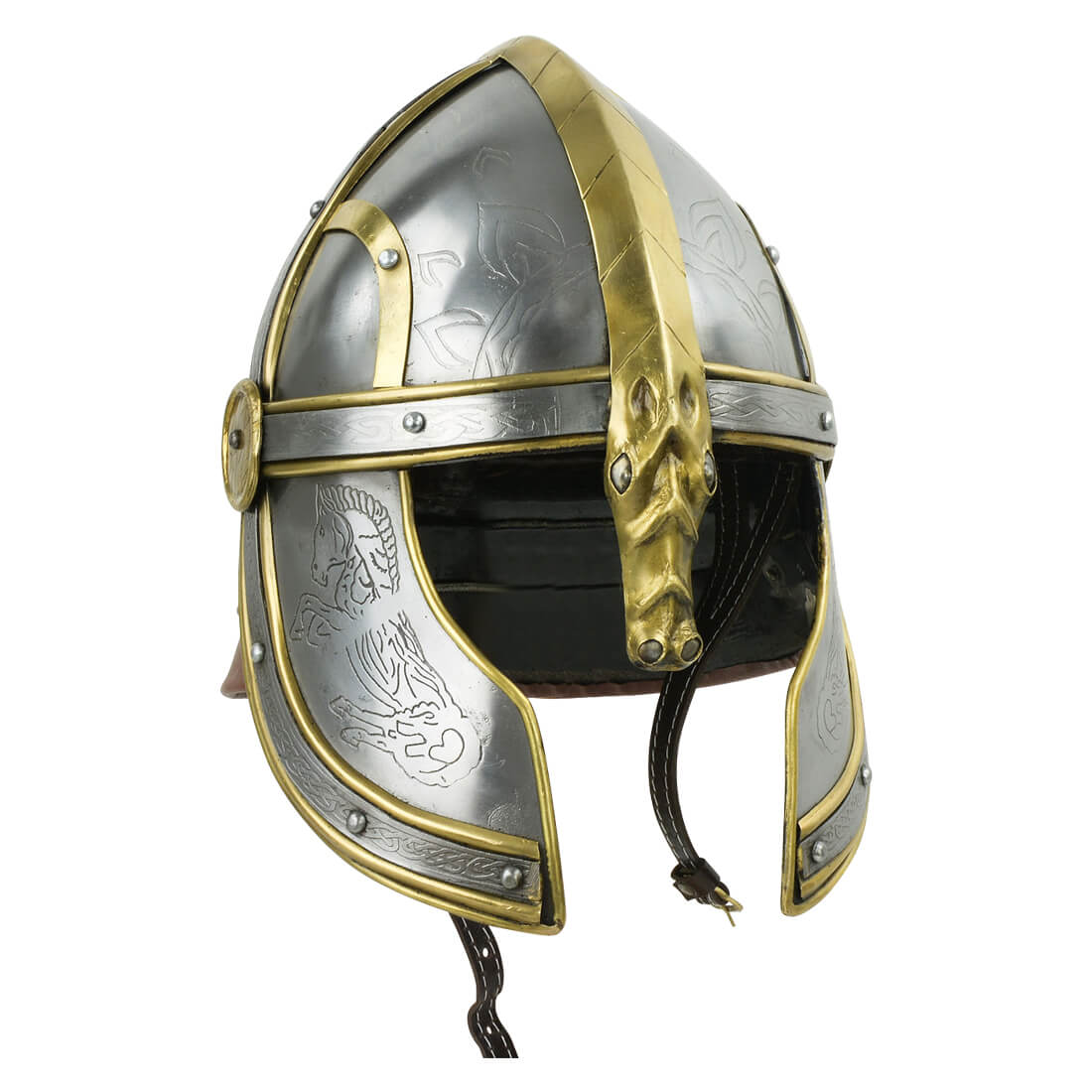 Horse Lord Helm - 18 Gauge Steel
