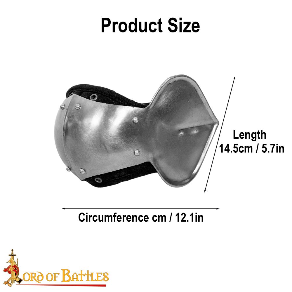 Knee Armor – Poleyns – 18 Gauge Steel KW-SNSA9576P18