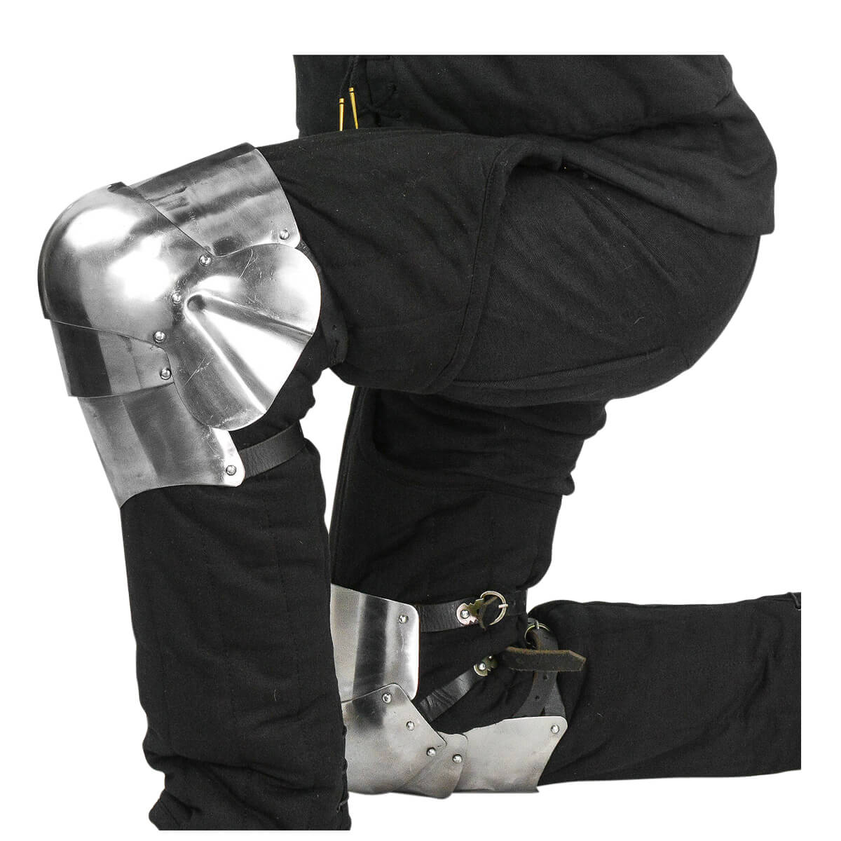 Knee Armor Set / Poleyns - 16 Gauge Steel
