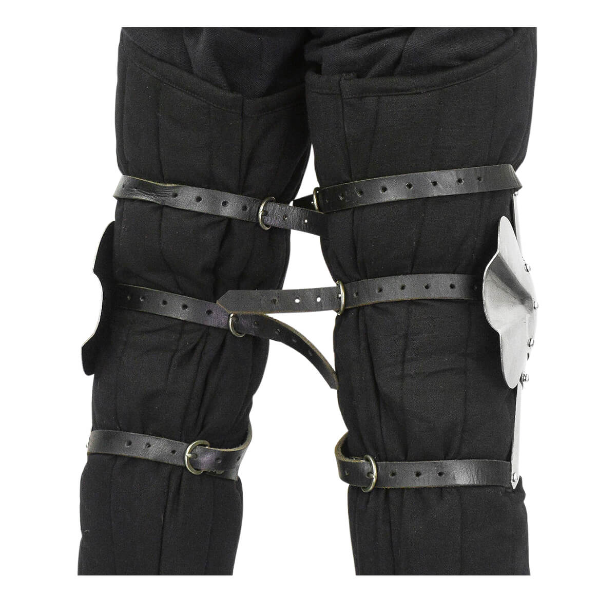 Knee Armor Set / Poleyns - 16 Gauge Steel