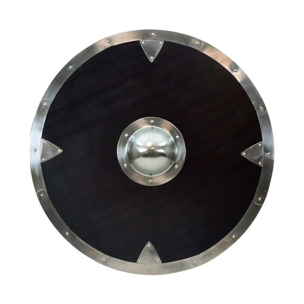 Large Viking Shield with Steel Rim and Boss LB25143
