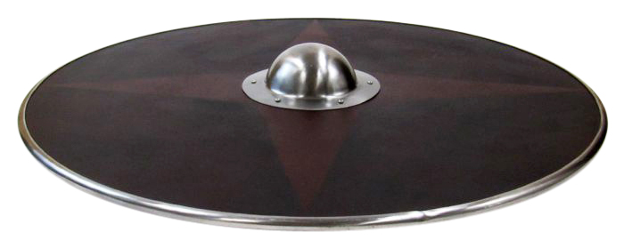 Large Wooden Buckler Shield - IR80705B by Armor Venue
