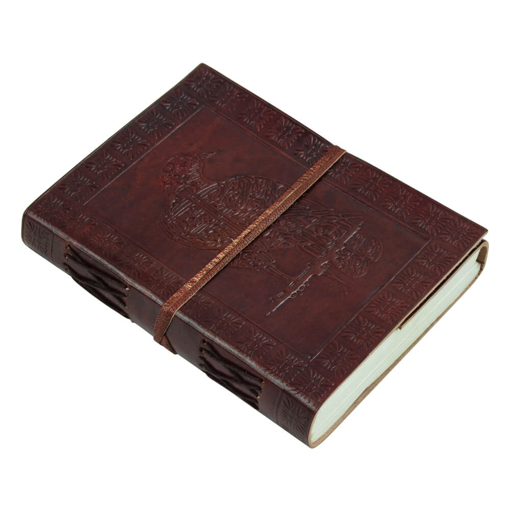 Leather-Bound Norse Raven Journal LB25116 - Diaries and Journals
