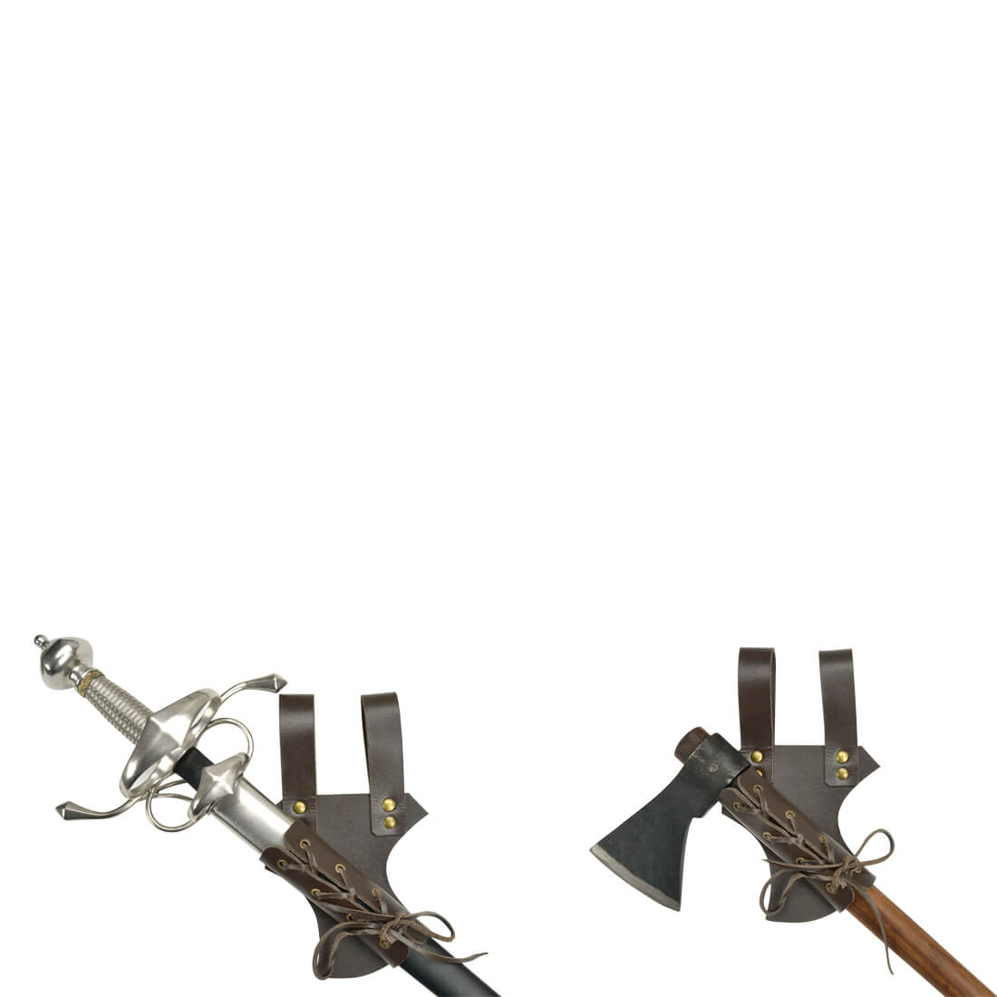 Leather Frog for Sword, Axe or Mace