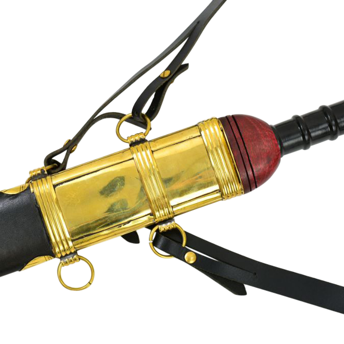 Leather Roman Sword Baldric – Black – For Wearing on Right Hip KW-LB253