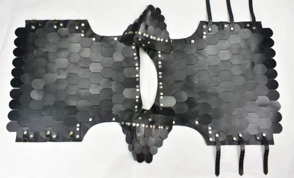 Leather Scale Torso Armor – Black KW-SNLA6235BK