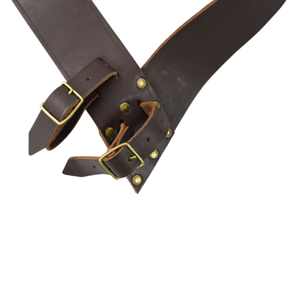 Leather Twin-Buckle Baldric - Right Handed SNLA6414 - Belts, Baldrics,