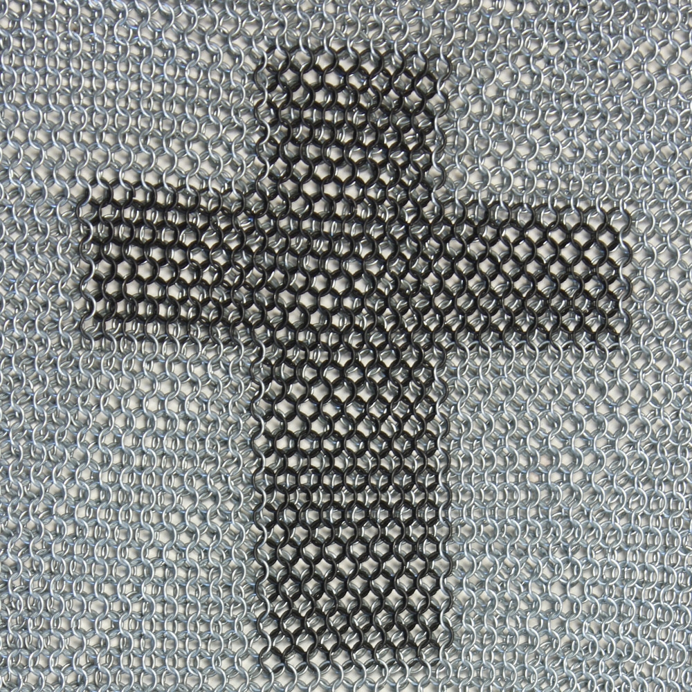 Legendary Templar Cross Chainmail Haubergeon Large 5C5-IN148ZPL-TEMP