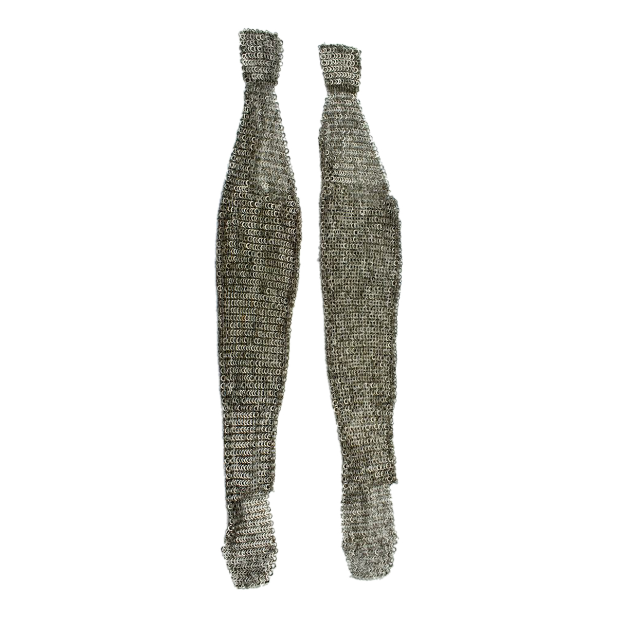 Mail Leggings – Alternating Dome Riveted – Stainless Steel Flat Rings K