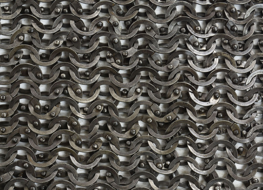 Mail Leggings – Dome Riveted – Stainless Steel Flat Rings – Close Out K