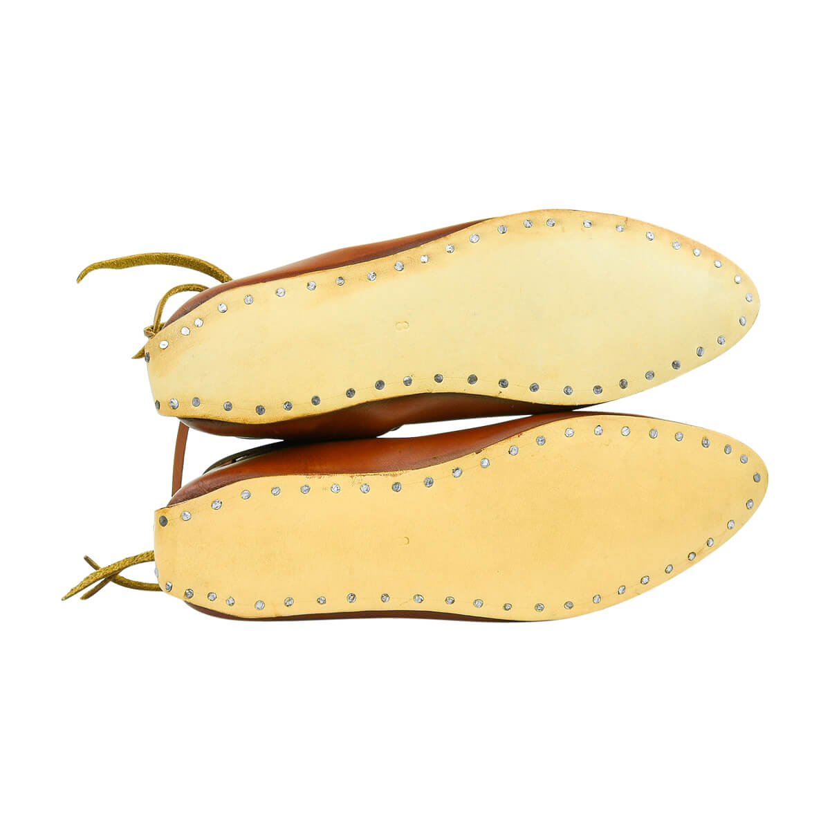 Medieval Leather Toggle Boots - Brown