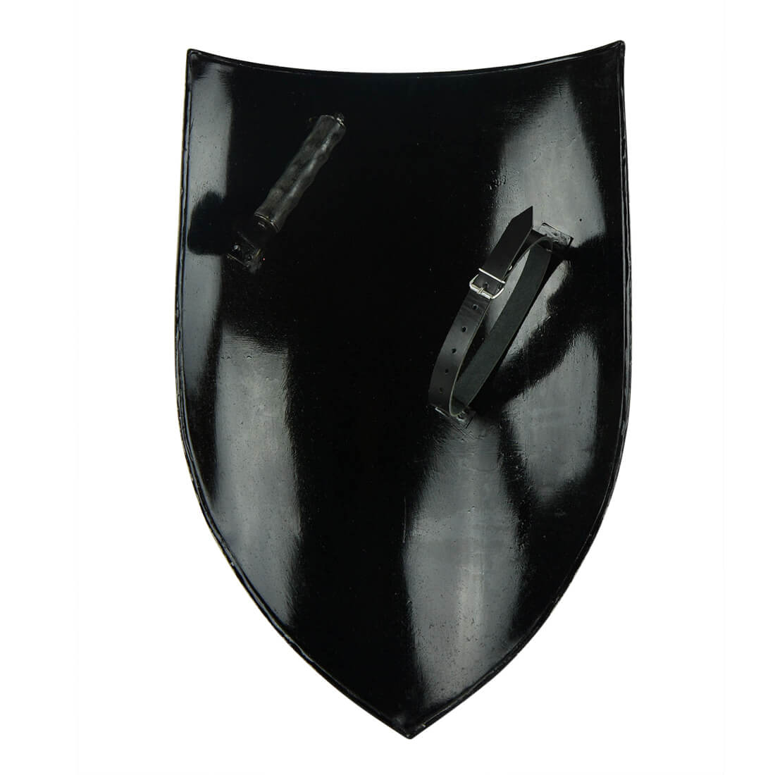 Medieval Left Handed Steel Heater Shield Blank - 18 Gauge Steel