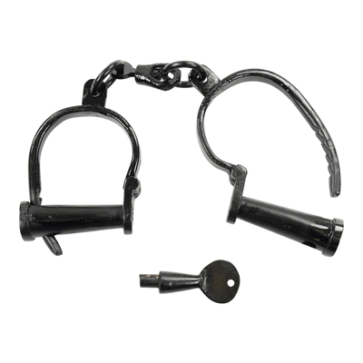 Medieval Shackles / Handcuffs SNAL1301BK - Dungeon Replicas