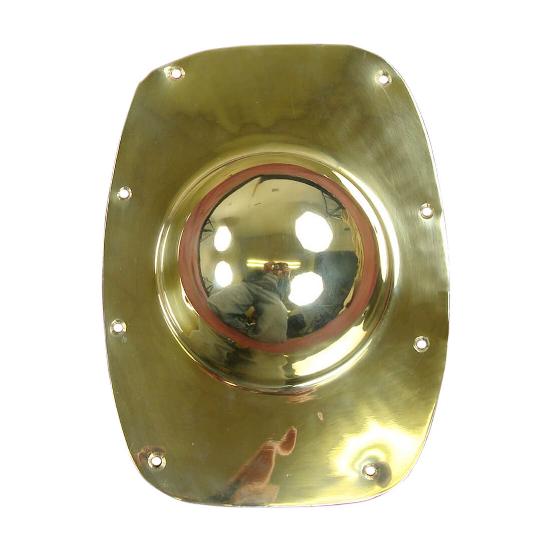 Rectangular Roman Brass Shield Boss