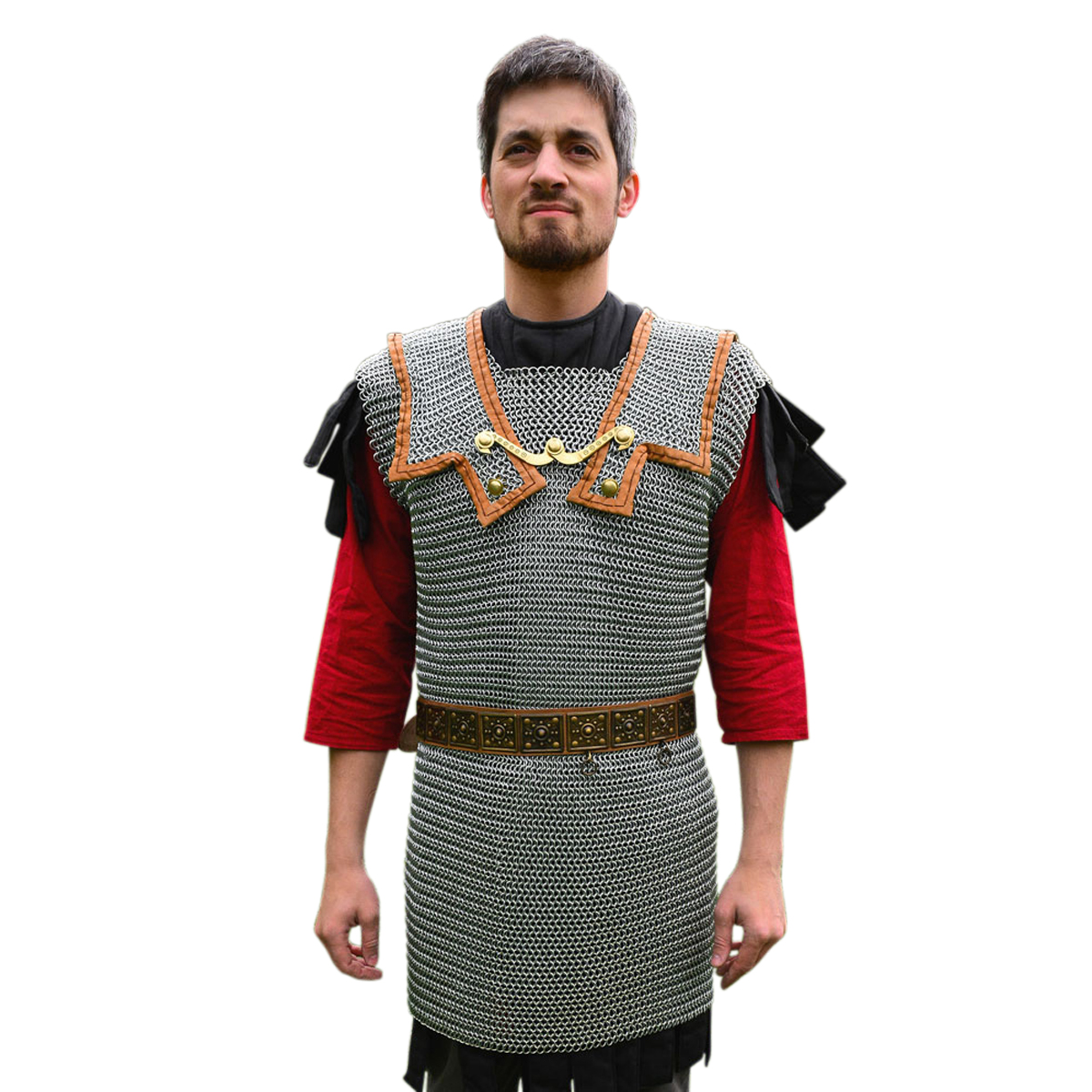 Roman Chainmail Lorica Hamata – Butted Zinc Plated Mild Steel