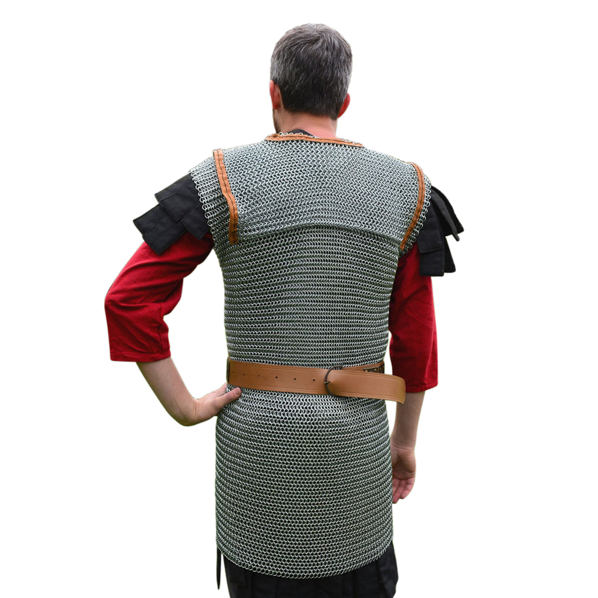 Roman Chainmail Lorica Hamata – Butted Zinc Plated Mild Steel