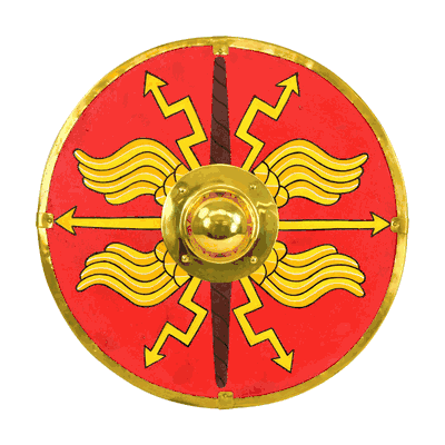Roman Parma Shield - Red AH6129 - Roman Shields