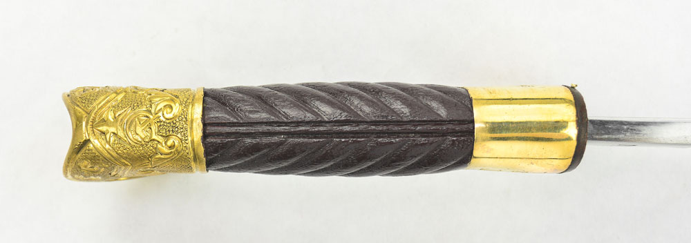 Russian Shashka Dragoon Saber with Damascus Blade USS123D