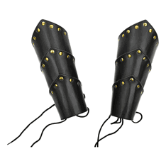 Leather Armor Bracers - Quality Leather Arm Guards